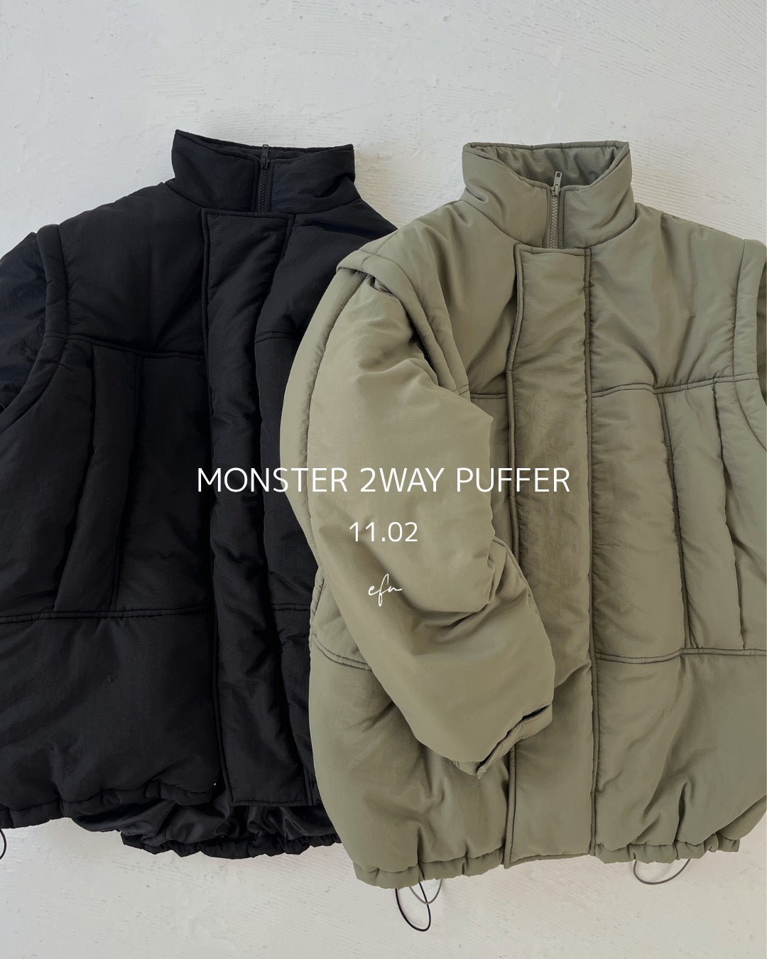 MONSTER 2WAY PUFFER – efu official
